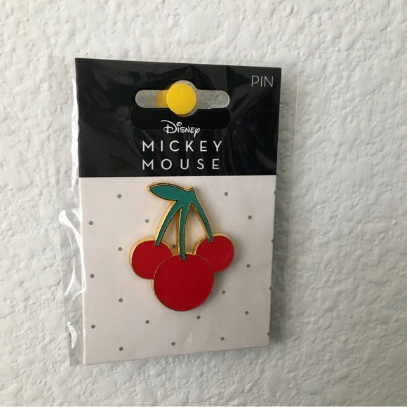 Disney | Accessories | Disney Mickey Mouse Cherry Collector Enamel Pin ...